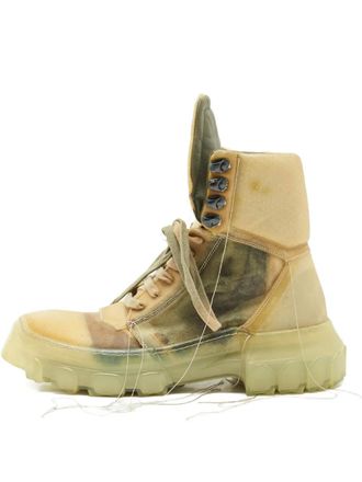 Rick Owens bottines Tractor - Vert