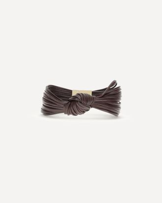Bottega Veneta Knot leather Bracelet Female L
