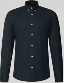 Lindbergh Regular Fit Freizeithemd aus Baumwoll-Mix Modell Oxford