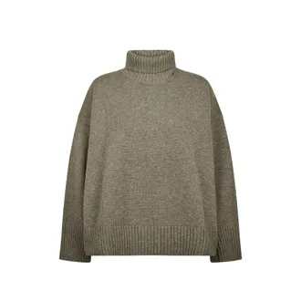 SOEUR Roll-neck Long-sleeve Sweater