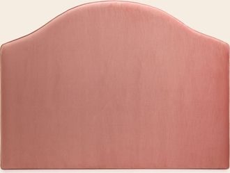 Madura T&ecirc;te De Lit Tapiss&eacute;e Cephee Velours p&ecirc;che ros&eacute; - ROSE