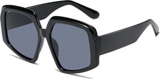 Generic Lunettes De Soleil Dext&eacute;rieur &Agrave; Grande Monture For Hommes, For Les D&eacute;placements Quotidiens, Vacances Et La Conduite(Black)
