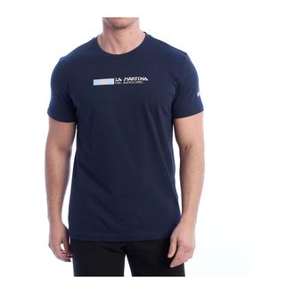 La Martina Herren T-Shirt mit kurzen &Auml;rmeln - - Tops - Herren - Blau - XL