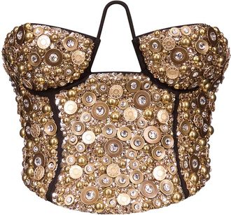 Area Cluster Bustier - Gold