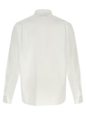 Comme Des Gar&ccedil;ons Asymmetric Panel Shirt - White
