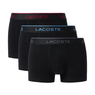 Lacoste Tripack Boxers Coton Stretch - - Underwear - Herren - Schwarzk - S