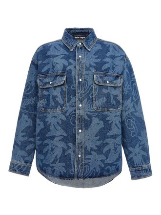 Palm Angels Parka - Blau