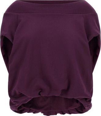 Dries Van Noten Femme, Sweatshirts et sweats &agrave; capuche, Violet, Taille: 38 FR Hamels SweaT-shirt