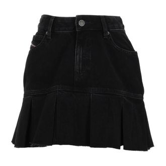 Diesel De-Reen Gonna - - Skirts - Damen - Schwarzk - W27