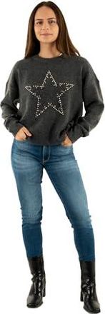 Only Pull Hiver Renata Dark Grey Melange Silver Bling M