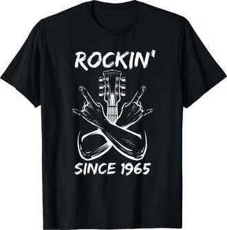 BDAZ Rockin Since 1965 Rockgitarre zum 61. Geburtstag, 61 Jahre alt T-Shirt