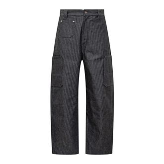 Givenchy Cargo-Hose aus Fischgrat-Denim - - Jeans - Herren - Blau - W33