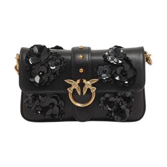 Pinko Pinko, Femme, Sacs, Noir, Taille: ONE Size Clutch
