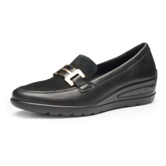 Ara Damen ZÜRICH 2.0 Slipper, SCHWARZ, 42.5 EU Weit