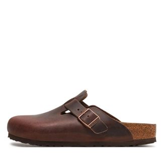 Birkenstock Femme, Chaussures, Brun, Taille: 42 EU Boston Soft Footbed Regular Fit