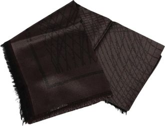Elisabetta Franchi Femme, Accessoires, Brun, Taille: ONE Size Foulard avec Lurex