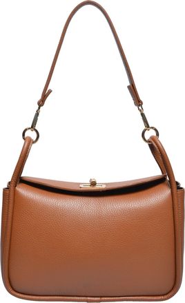 Roberta M COGNAC Rindsledertasche