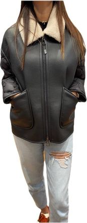 Montereggi Femme, Vestes, Noir, Taille: 46 FR Vestes