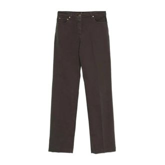 Etro Femme, Jeans, Gris, Taille: W25 Pantalon Droit en Coton Taille Haute