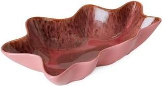 HK Living Saladier Shell - Rouge - Grès émaillé