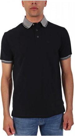Emporio Armani Homme, Tops, Bleu, Taille: L Logo Polo