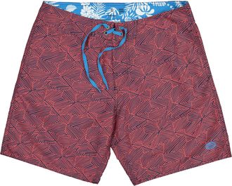 Panareha Badeshorts aus recyceltem Polyester für Herren Plaka Marineblau, Rot (50)