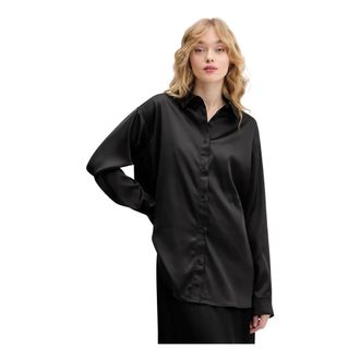Karl Lagerfeld Oversized Shirt - - Blouses & Shirts - Damen - Schwarzk - M
