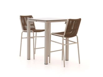 Bellagio la vita attrattiva Bellagio Caronia/Trecenta 75 cm Gartenbar-Set 3-teilig stapelbar