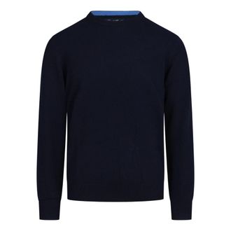 MC2 Saint Barth Pull Regent &agrave; col rond - Homme - Pulls - Bleu - Taille: 2XL