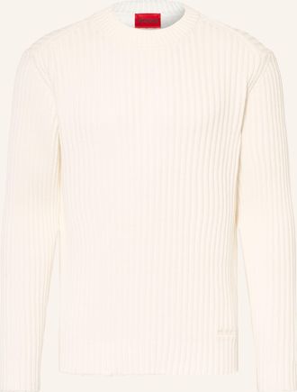 HUGO BOSS Hugo Pullover Sribban weiss