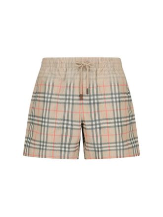 Burberry Check Beach Shorts