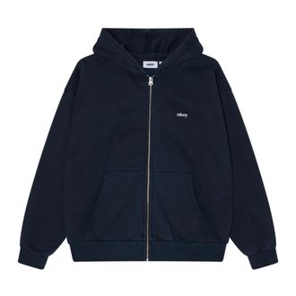 Obey SweaT-shirts &agrave; capuche - Homme - Sweatshirts et sweats &agrave; capuche - Bleu - Taille: S
