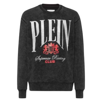 Philipp Plein Racing Club Sweatshirt - - Sweatshirts & Hoodies - Herren - Schwarzk - L