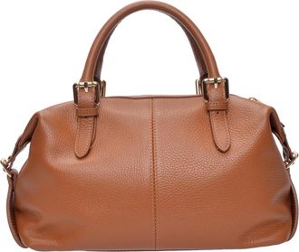 Luisa Vannini Braun Rindsledertasche
