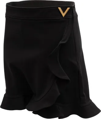 Valentino Garavani Womens Mini Black Skirt