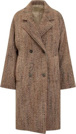 Momoni Femme, Manteaux, Beige, Taille: 38 FR Manteau Lancaster