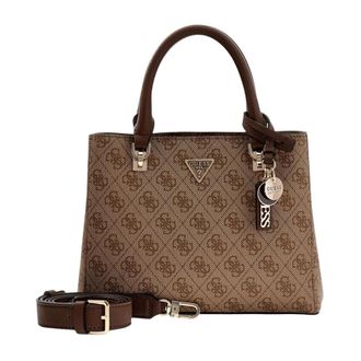 Guess Noelle II Small Multi Compartment Satchel - - Bags - Damen - Braun - ONE SIZE