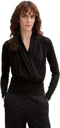 Tom Tailor Robe pour Femme, 14482 - Deep Black., 42