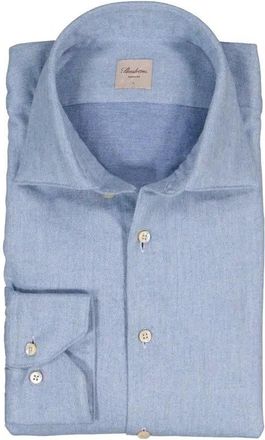 Stenstr&ouml;ms Herren Hemd blau Flanell
