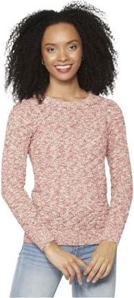 Koröshi Jersey Tricorail Acrylique Femme pour Femme, Rose, Taille L