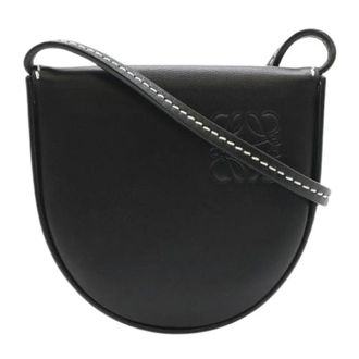 Loewe Pre-owned Anagram Leder Mini Umh&auml;ngetasche - - Pre-owned - Damen - Schwarzk - ONE SIZE