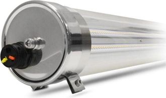 Vision-EL Wasserdichte LED-R&ouml;hren IP67 IK10 TUBE 1200x80mm - 3000K Warmwei&szlig; - OPAL - 40W
