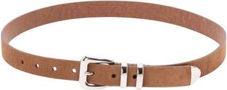 Brunello Cucinelli Ceinture en cuir de veau retourn&eacute; - Homme - Accessoires - Brun - Taille: 100 CM