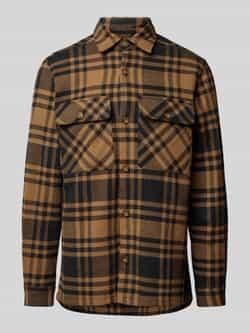 Jack & Jones Slim Fit Hemdjacke mit Kentkragen Modell RAYMOND