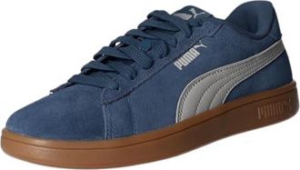 Puma Mixte Smash 3.0 Basket, Gomme Echo Gris Indigo foncé, 38 EU