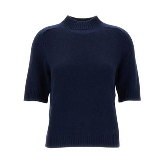 Loulou Studio Damen, Strickwaren, Blau, LGr&ouml;&szlig;e