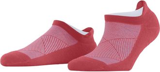 Burlington Damen Sneakersocken Athleisure W Sn weich atmungsaktiv schnelltrocknend kurz einfarbig 1 Paar, Rot Coral Red 8542, 39-42