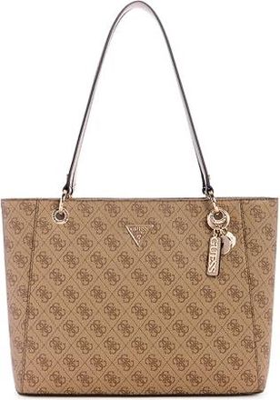 Guess Noelle II Tote, fourre-Tout, Sac à bandoulière Femme, Logo Latte, Taille Unique