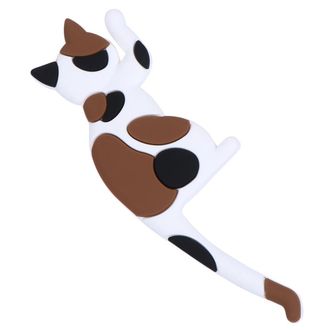 BESPORTBLE Magnetischer Katzenhaken Kühlschrankaufkleber aus Magnetmaterial Abnehmbar Modische Dekoration für Kühlschrank Whiteboard und Schrank