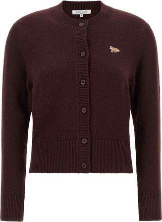Maison Kitsun&eacute; Cardigan - Braun